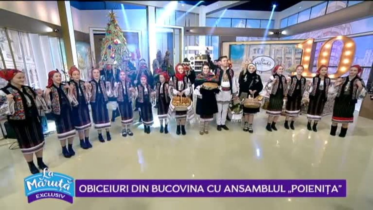 Colindatorii din Bucovina cu ansamblul "Poienita" | Scene si bonusuri ...