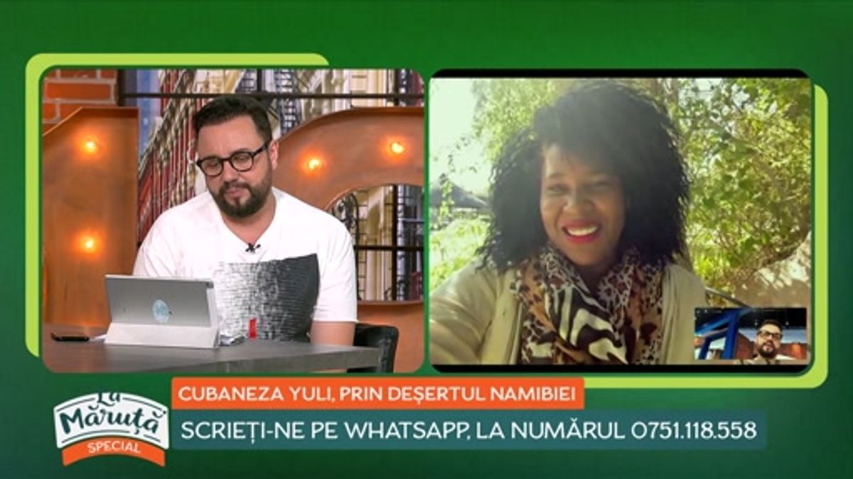 Cubaneza Yuli, prin deșertul Namibiei | Scene si bonusuri din La Măruță ...