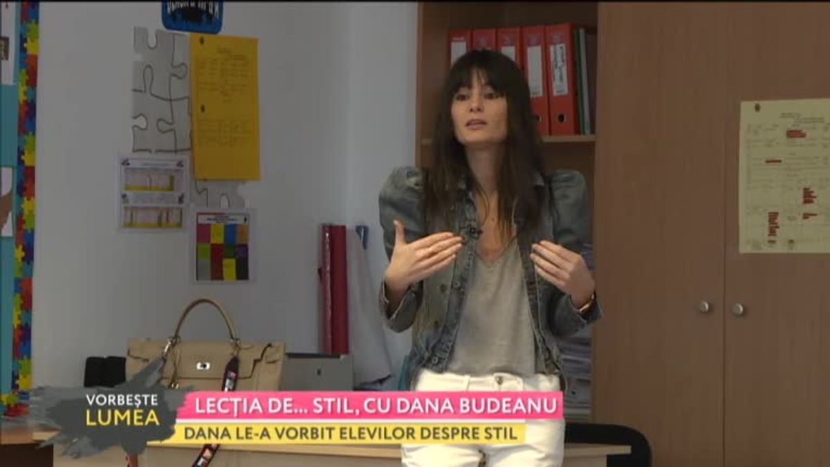 Lectia de stil cu Dana Budeanu | Scene si bonusuri din Vorbește Lumea ...