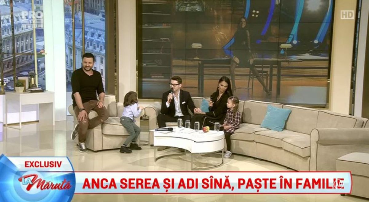 Anca Serea si Adi Sina, Paste in familie | Scene si bonusuri din La ...