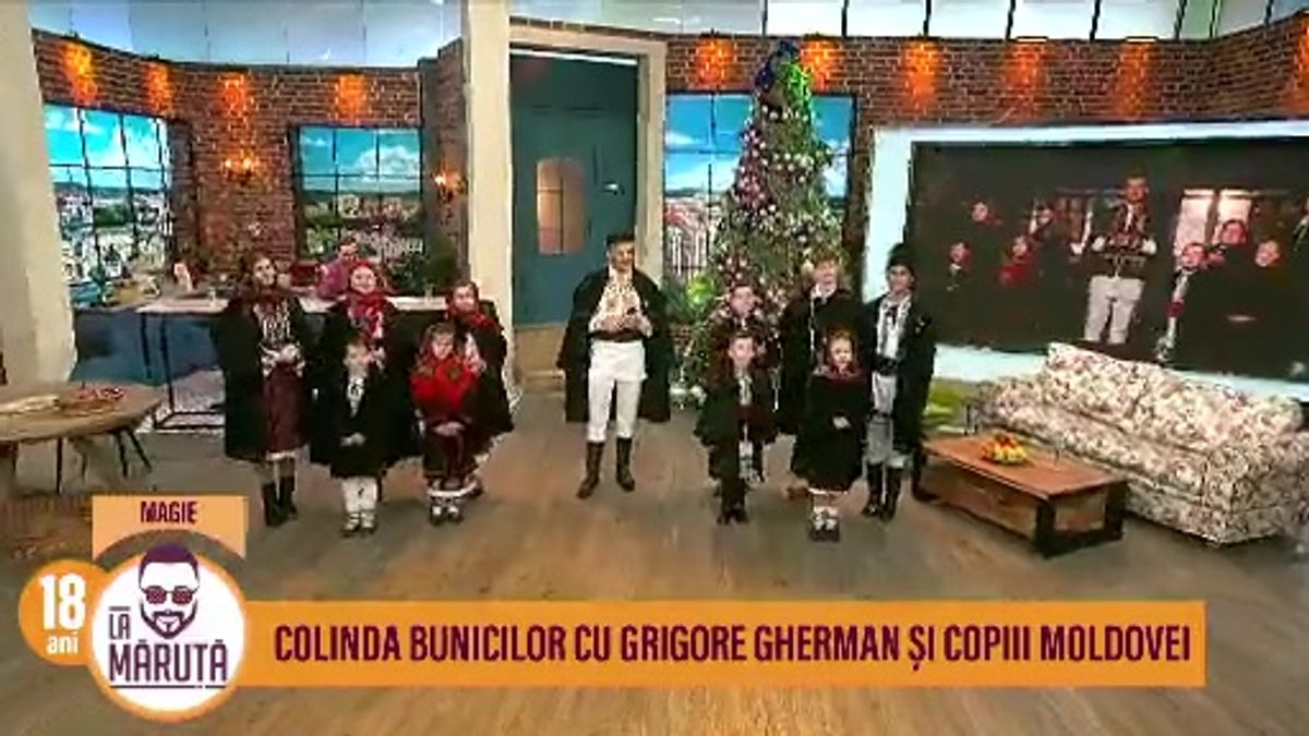 Colinda bunicilor cu Grigore Gherman și copiii moldovei | Scene si ...