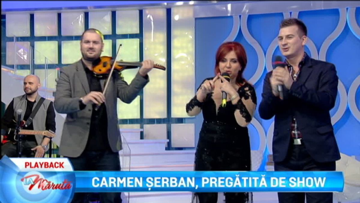 Carmen Serban, pregatita de show | Scene si bonusuri din La Măruță | PRO TV Carmen Serban, pregatita de show | Scene si bonusuri din La Măruță | PRO TV