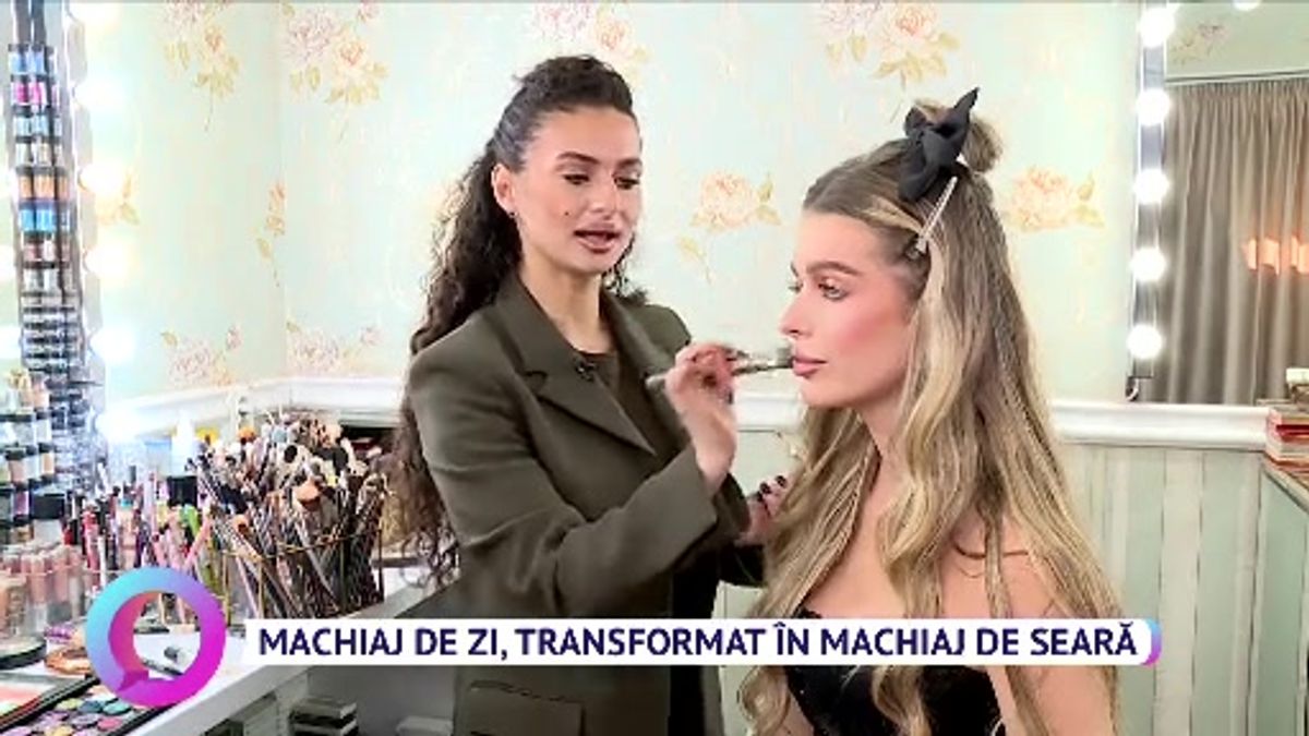 Machiaj de zi, transformat în machiaj de seară | Scene si bonusuri din ...