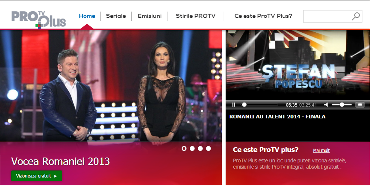 ProTV Plus, platforma video online cu continut gratuit | PRO TV