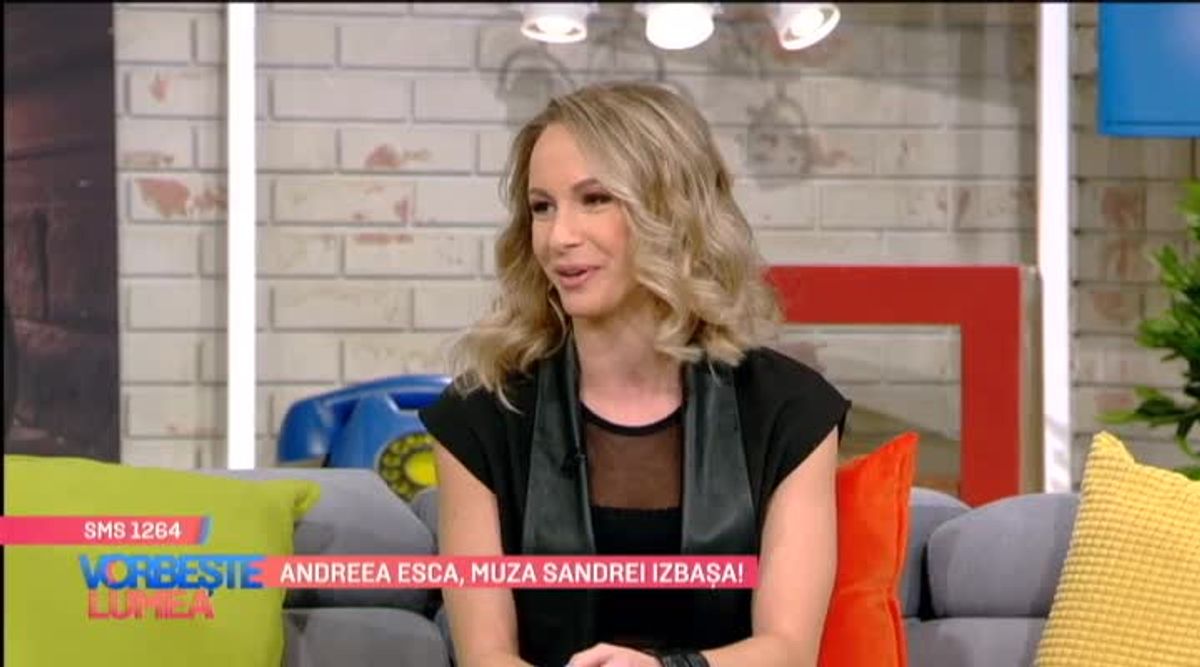 Andreea Esca, muza Sandrei Izbasa | Scene si bonusuri din Vorbește ...