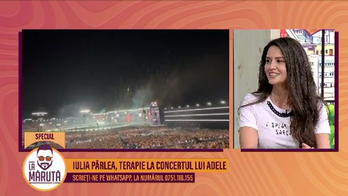 Iulia Pârlea, terapie la concertul lui Adele | Scene si bonusuri din La ...