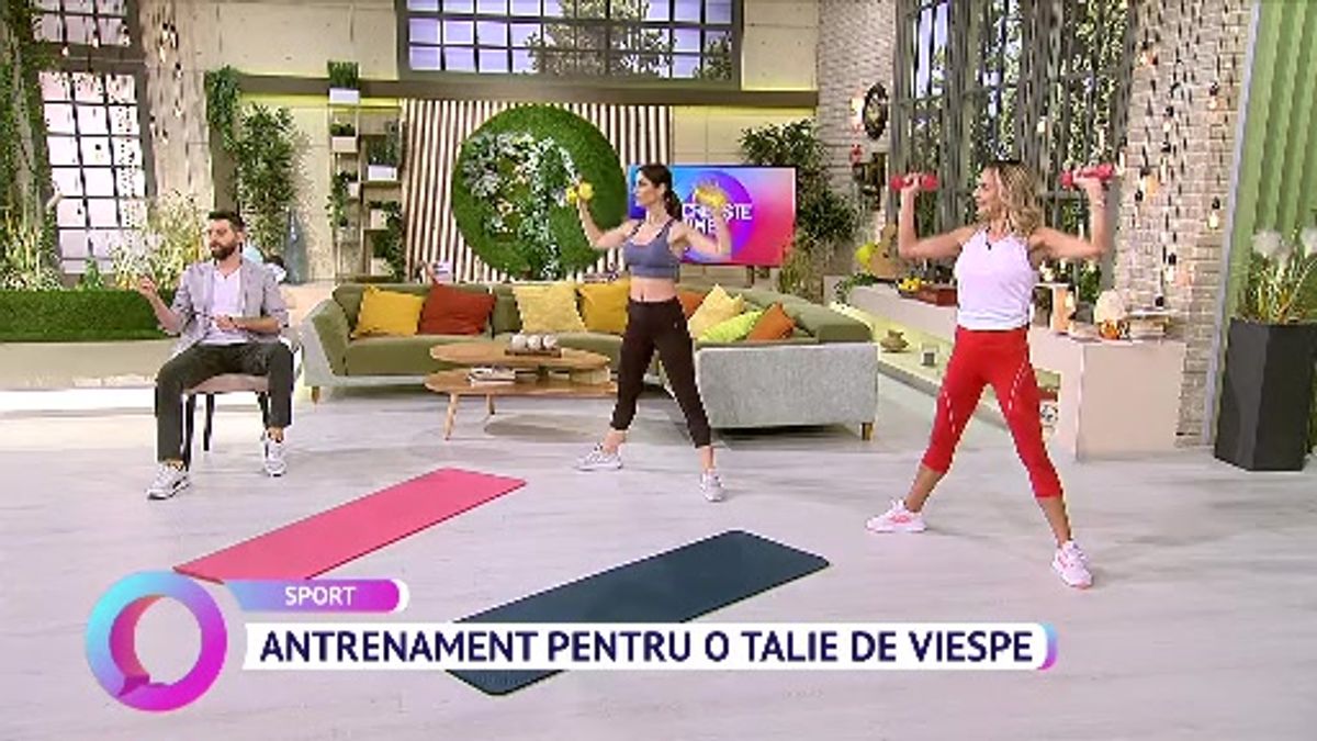 Antrenament pentru o talie de viespe | Scene si bonusuri din Vorbește ...