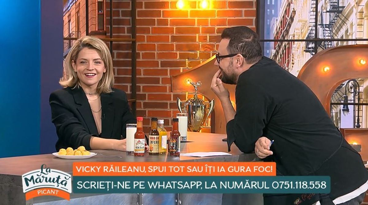 Victoria Raileanu a răspuns la cele mai picante întrebări, în emisiunea ...