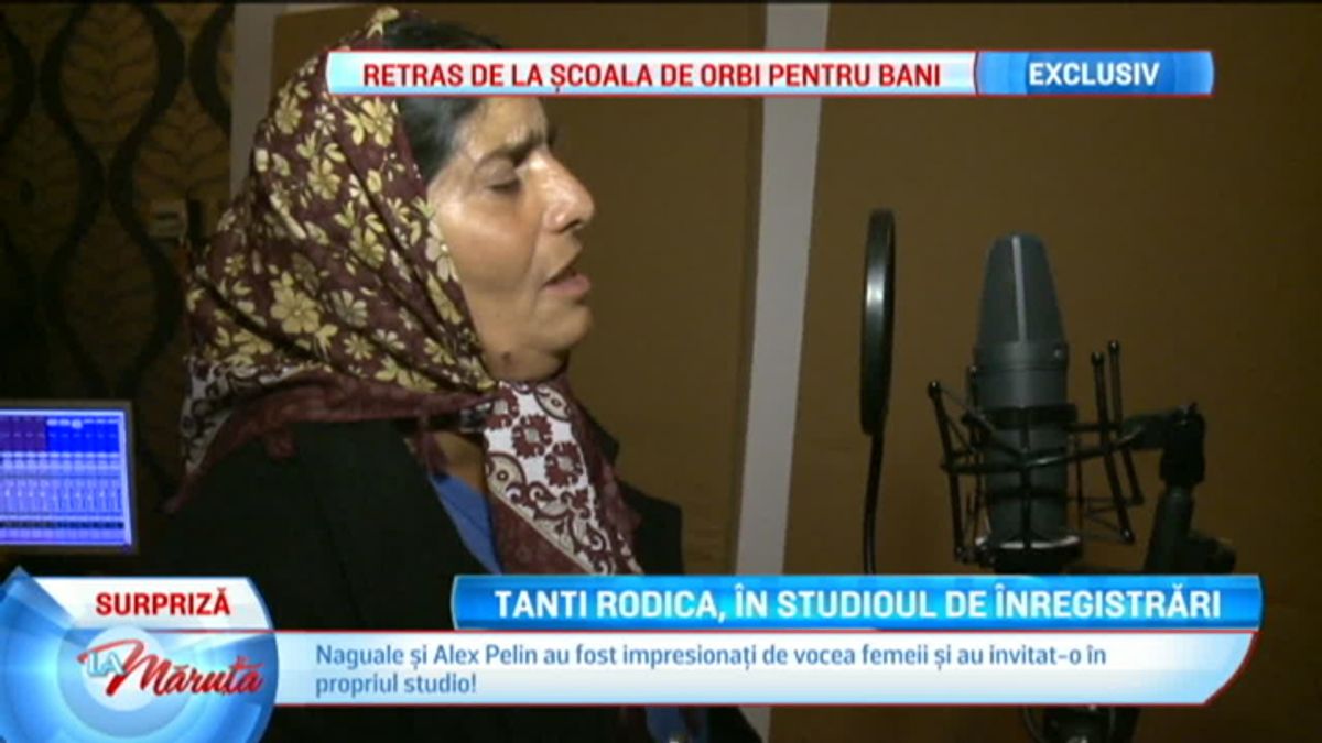Tanti Rodica, in studioul de inregistrari | Scene si bonusuri din La ...