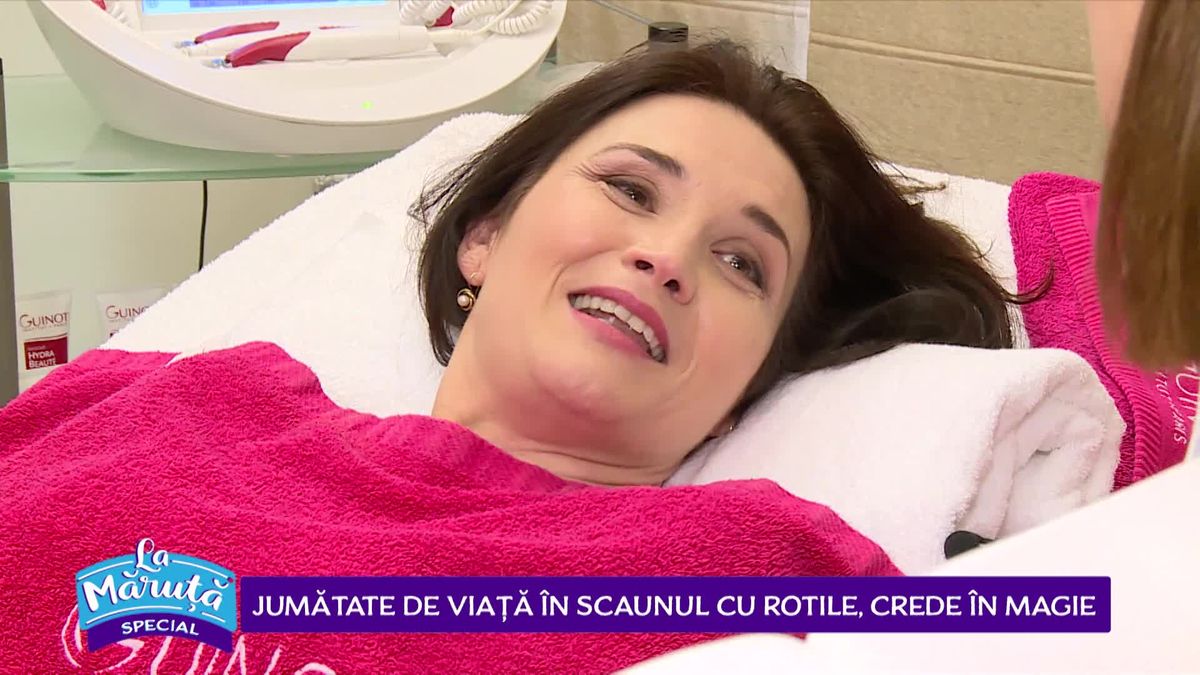 Jumatate de viata in scaunul cu rotile, Monica Radu crede in magie ...