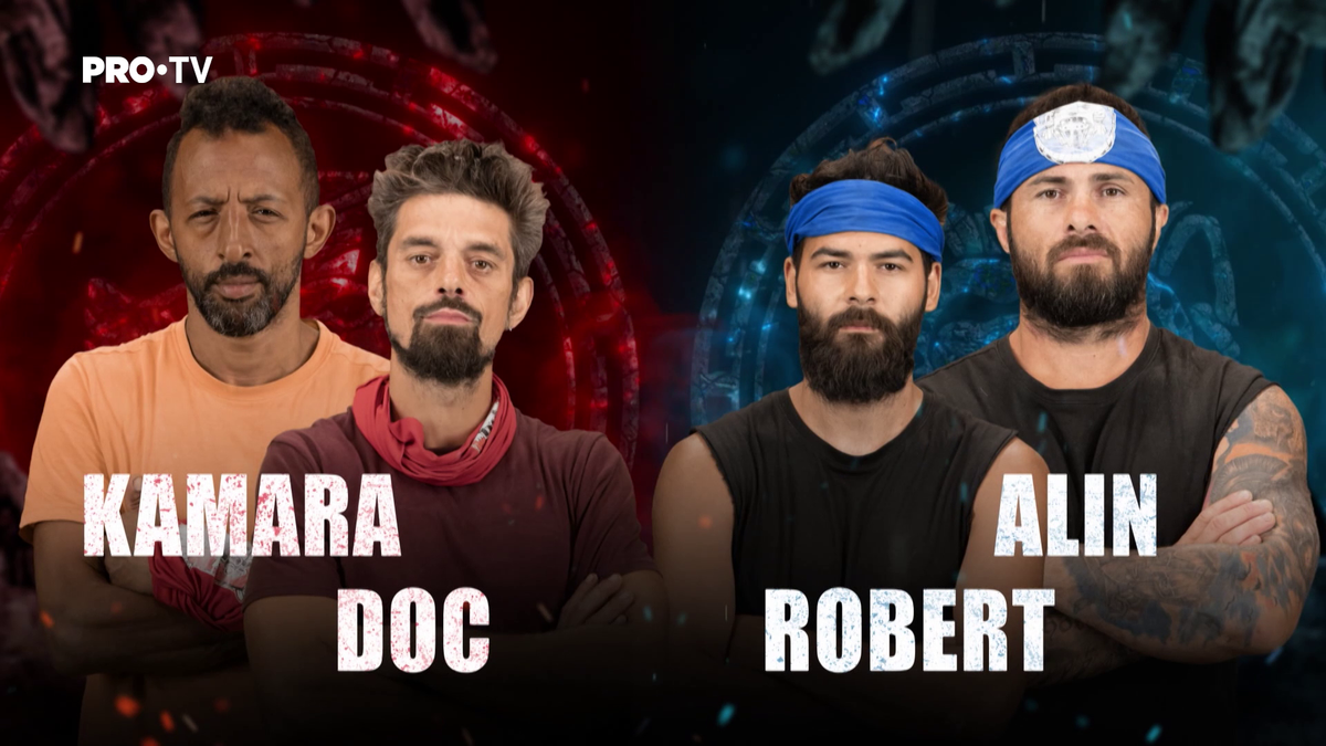 Kamara și DOC VS Robert și Alin. Cine obține punctul | Scene si ...