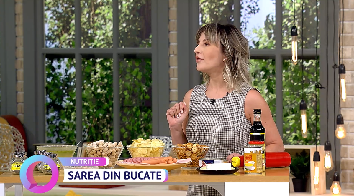 Sarea, o problemă pentru sănătate. Nutriționistul Simona Carniciu ...
