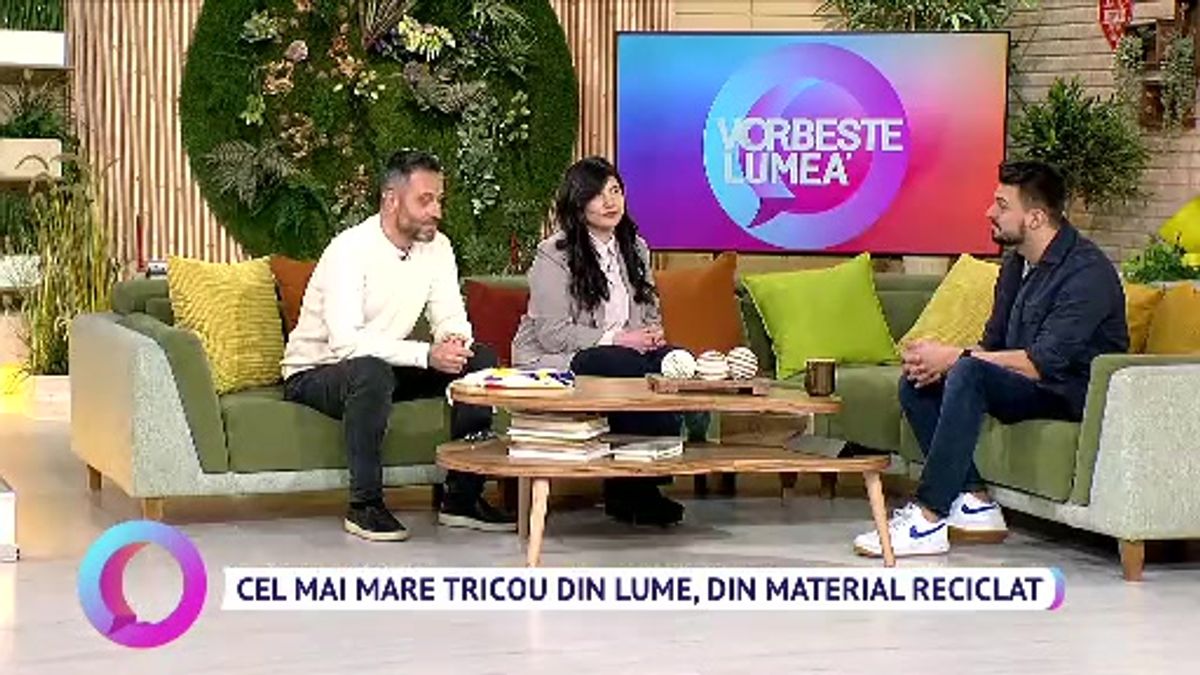Cel mai tare tricou din lume, din material reciclat | Scene si bonusuri din Vorbește Lumea | PRO TV