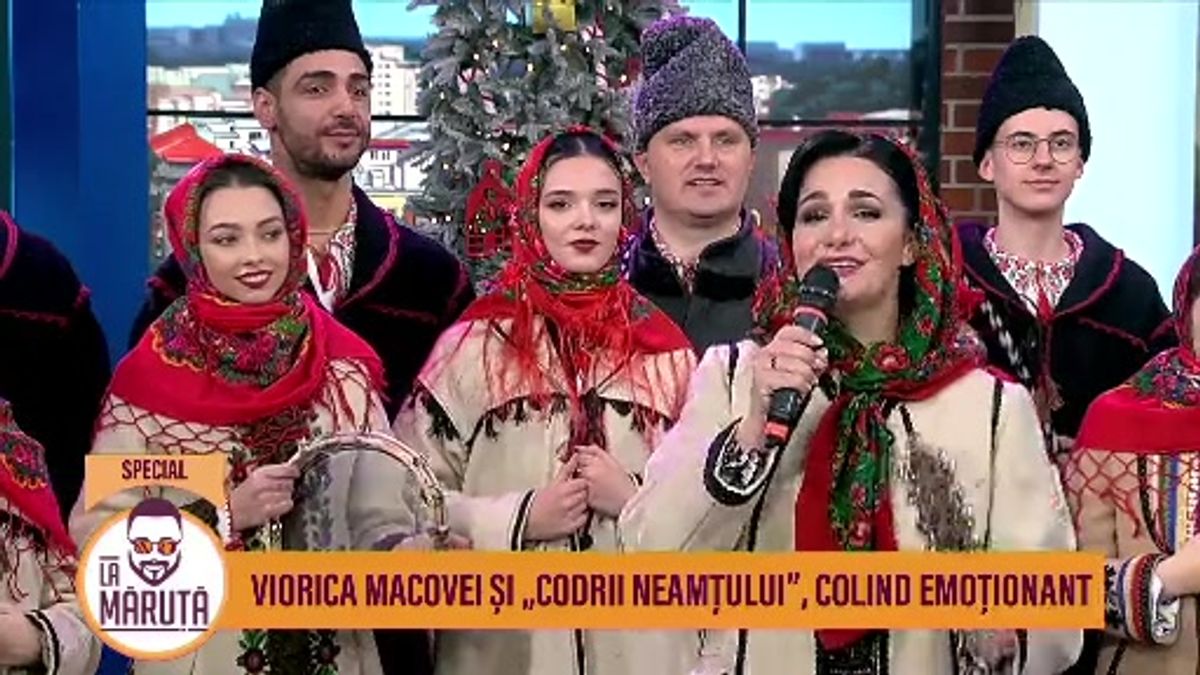 Viorica Macovei și ''Codrii Neamțului'', colind emoționant | Scene si ...