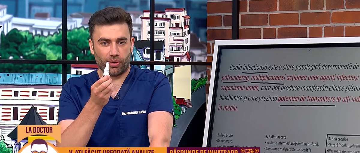 Medicul Marius Sava vorbește despre bolile infecțioase cronice și cum ...