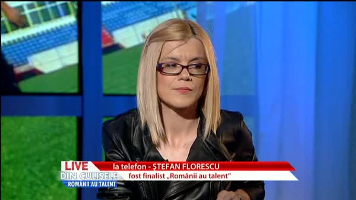In culise: Stefan Florescu | Scene si bonusuri din Românii au talent ...