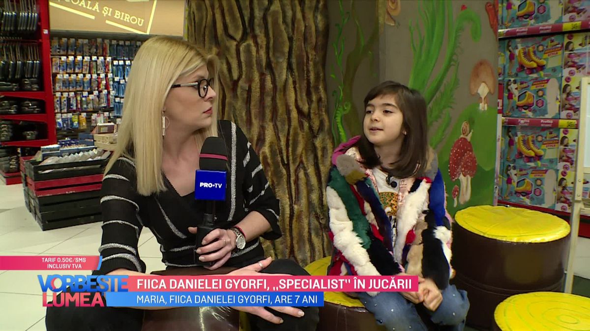 Fiica Danielei Gyorfi, "specialist" în jucării | Scene si bonusuri din ...