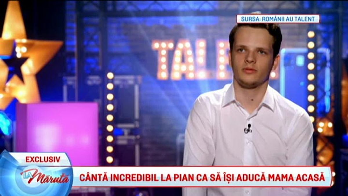 Canta incredibil la pian ca sa isi aduca mama acasa | Scene si bonusuri din La Măruță | PRO TV