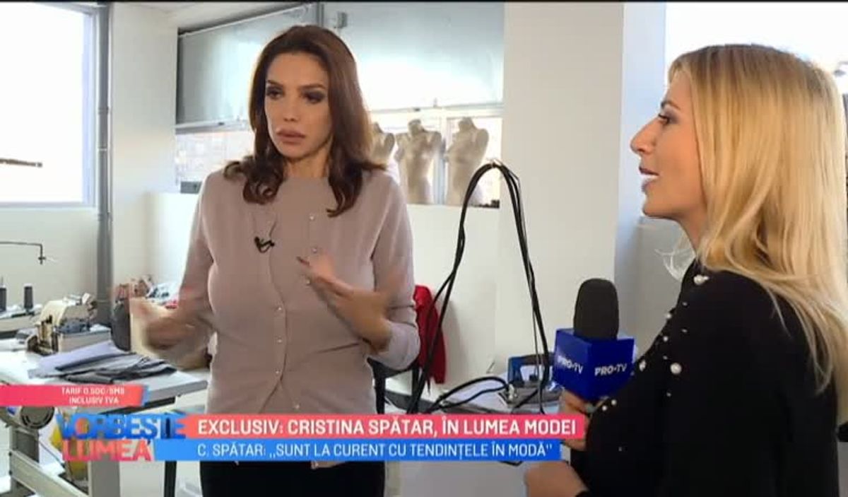 Exclusiv: Cristina Spatar, in lumea modei | Scene si bonusuri din ...