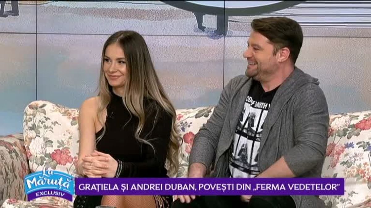 Gratiela si Andrei Duban, dezvaluiri din emisiunea "Ferma Vedetelor" | Scene si bonusuri din La ...