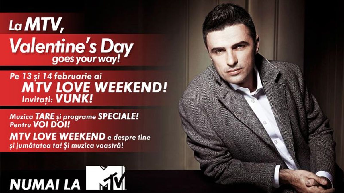 MTV Romania iti aduce dragostea de Valentine’s Day alaturi de VUNK ...