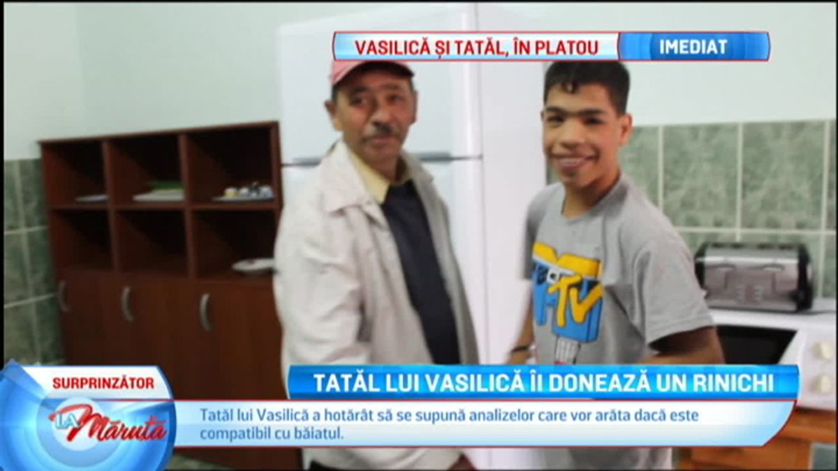 Tatal lui Vasilica ii doneaza un rinichi | Scene si bonusuri din La ...