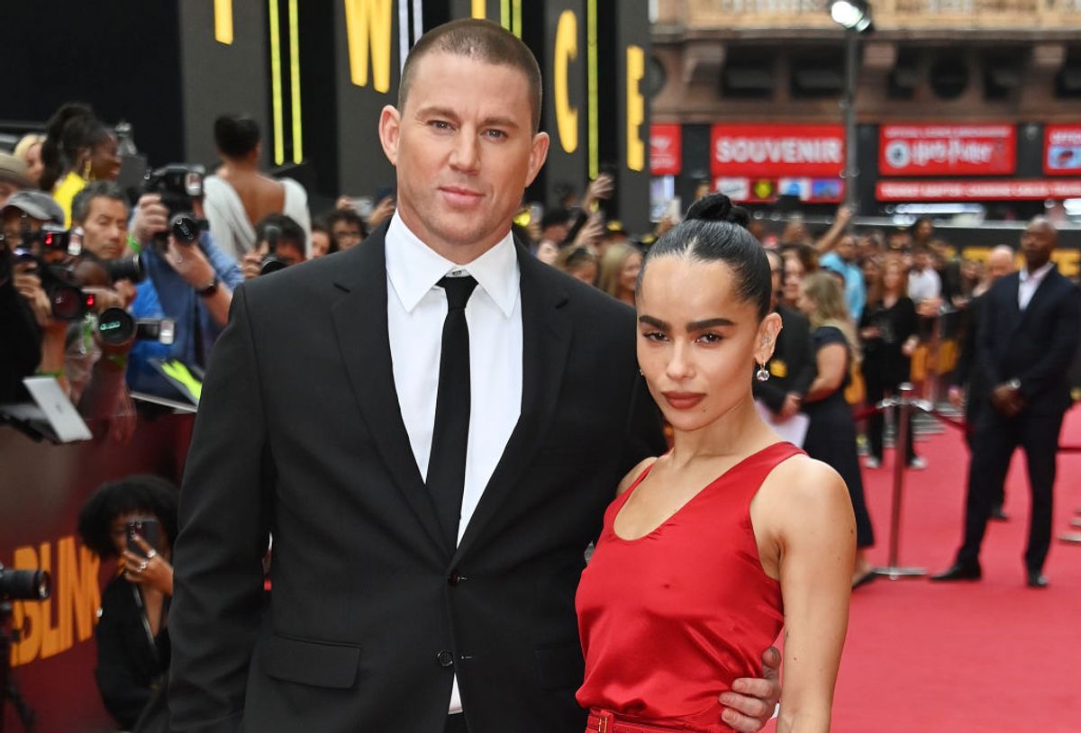 Channing Tatum, imagini tandre alături de Zoë Kravitz în intimitatea ...
