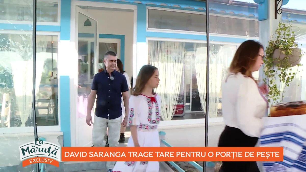 David Saranga trage tare pentru o porție de pește | Scene si bonusuri ...