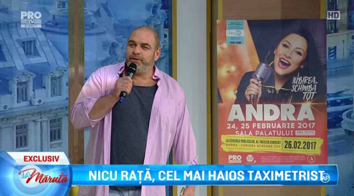 Nicu Rata, cel mai haios taximetrist | Scene si bonusuri din La Măruță ...