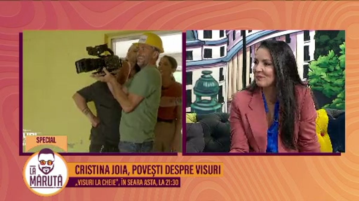 Cristina Joia, povești despre visuri | Scene si bonusuri din La Măruță ...