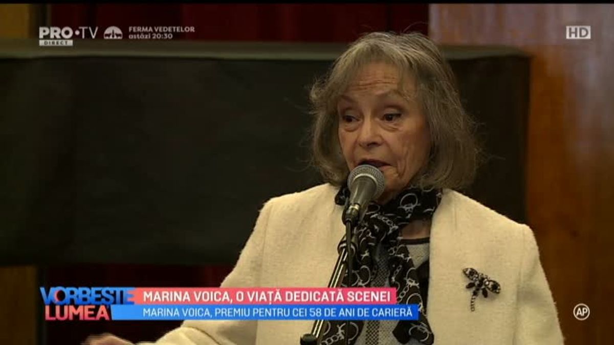 Marina Voica, o viata dedicata scenei | Scene si bonusuri din Vorbește ...