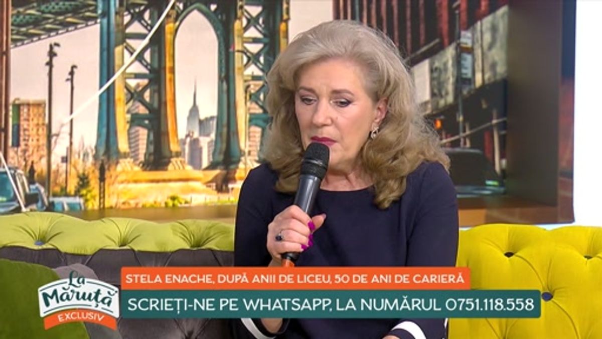 Stela Enache, după ani de liceu, 50 de ani de carieră | Scene si ...