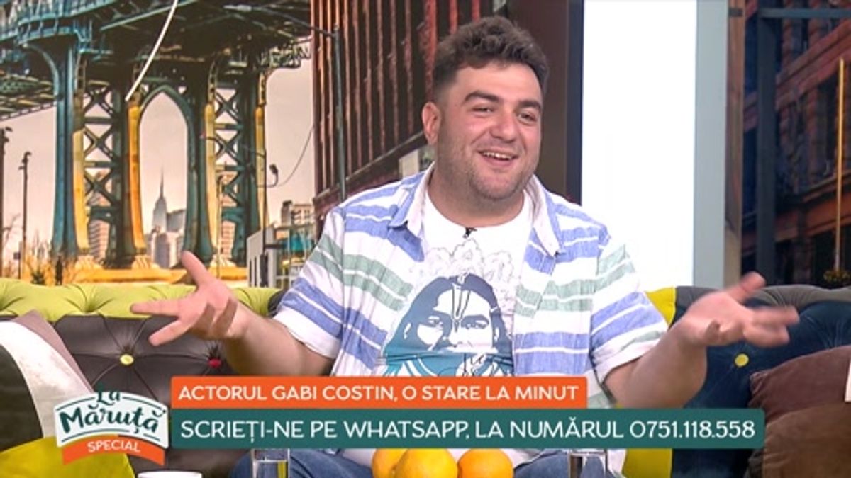 Actorul Gabi Costin, o stare la minut | Scene si bonusuri din La Măruță ...