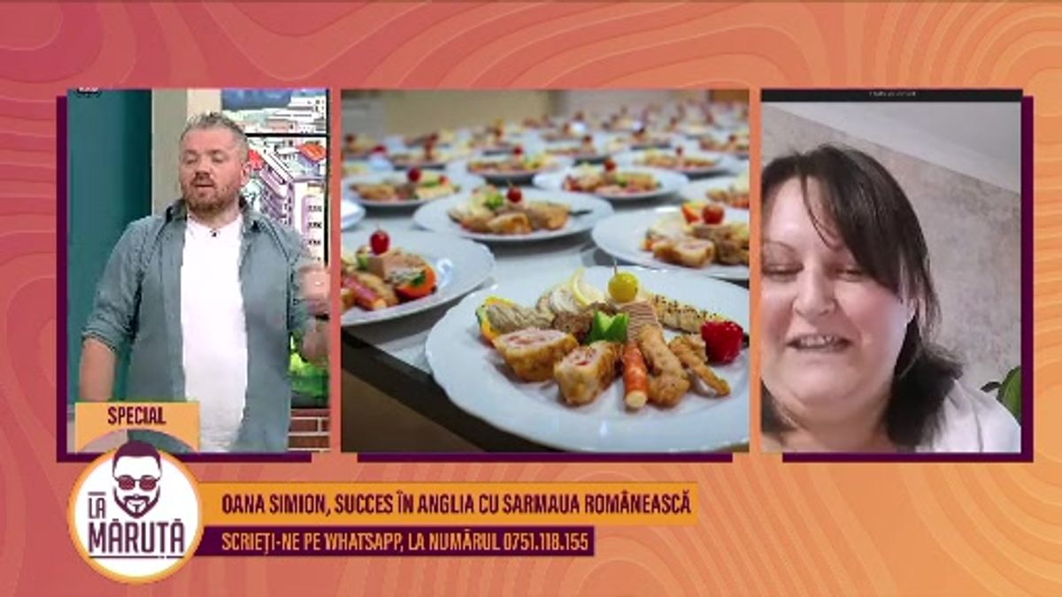 Oana Simion, succes în Anglia cu sarmaua românească | Scene si bonusuri ...