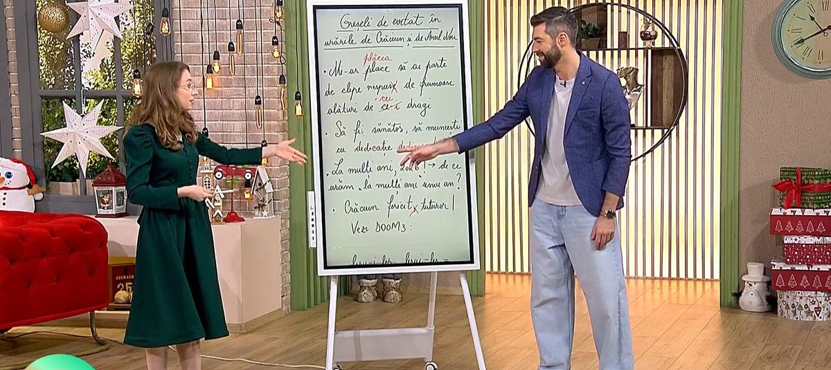 Scrie urările ca un profesionist! Corina Popa dezvăluie la Vorbește ...