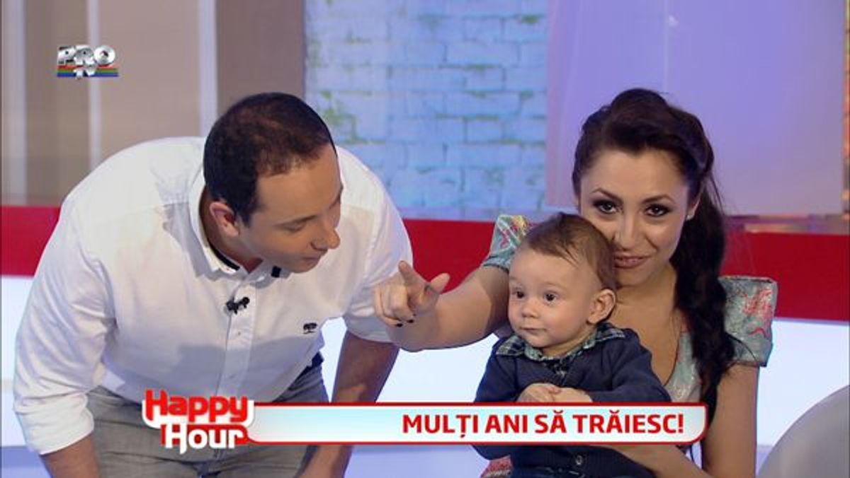 David Maruta a venit la Happy Hour, sa-i spuna "La multi ani" lui tati | PRO TV