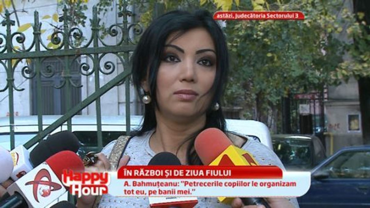 Adriana Bahmuteanu, prima infatisare la tribunal. Cum a sarbatorit ziua ...