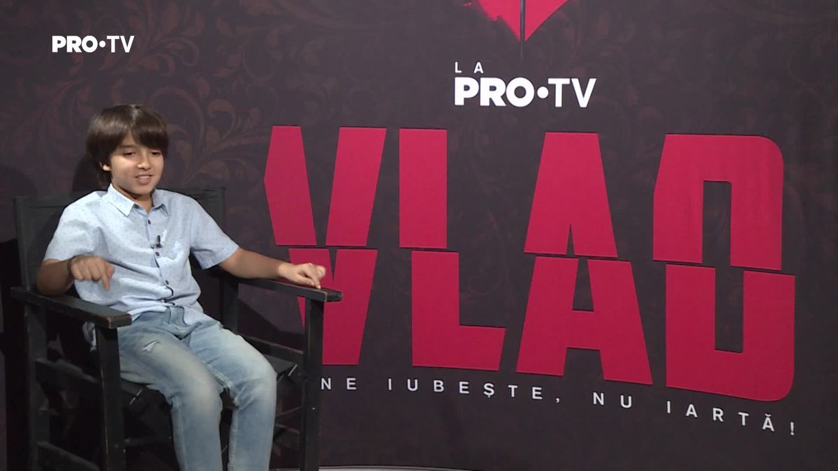 Tudor Oprisan, cel mai tânăr actor din serialul Vlad, vorbește despre ...