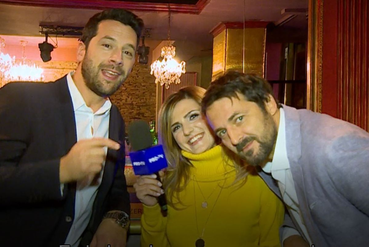 Pe platourile de filmare la superproducția ”VLAD”. Adi Nartea și Andrei ...