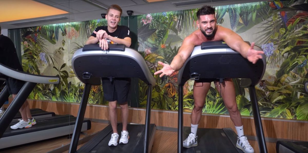 Gami din 5GANG și Dorian Popa, provocare la sală! Cine cade primul de ...