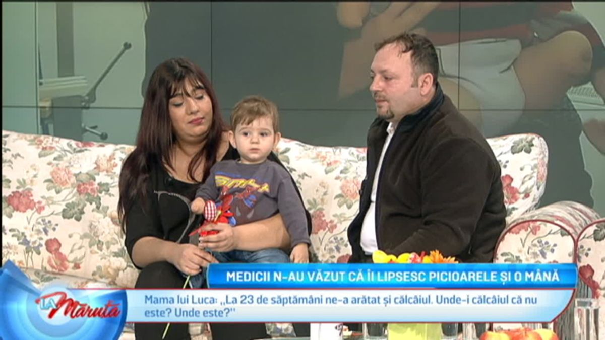 Mama lui Luca:"La 23 de saptamani ne-a aratat si calcaiul. Unde e ...