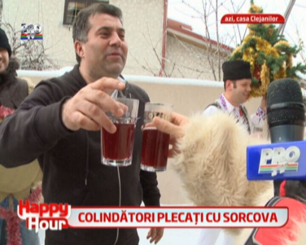 Colindatorii Happy Hour i-au gasit ginere Margheritei, fata Clejanilor ...