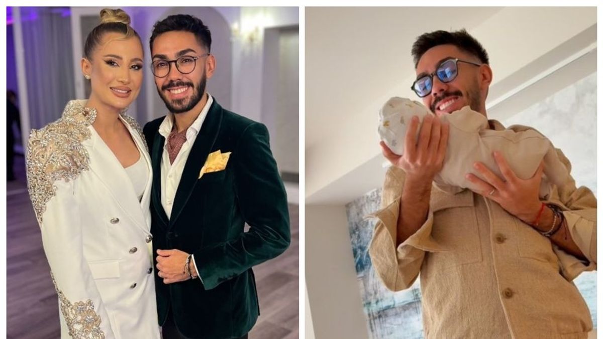 Armin Nicoară și Claudia Puican și-au botezat băiețelul! Imaginile de la ceremonie fac ...