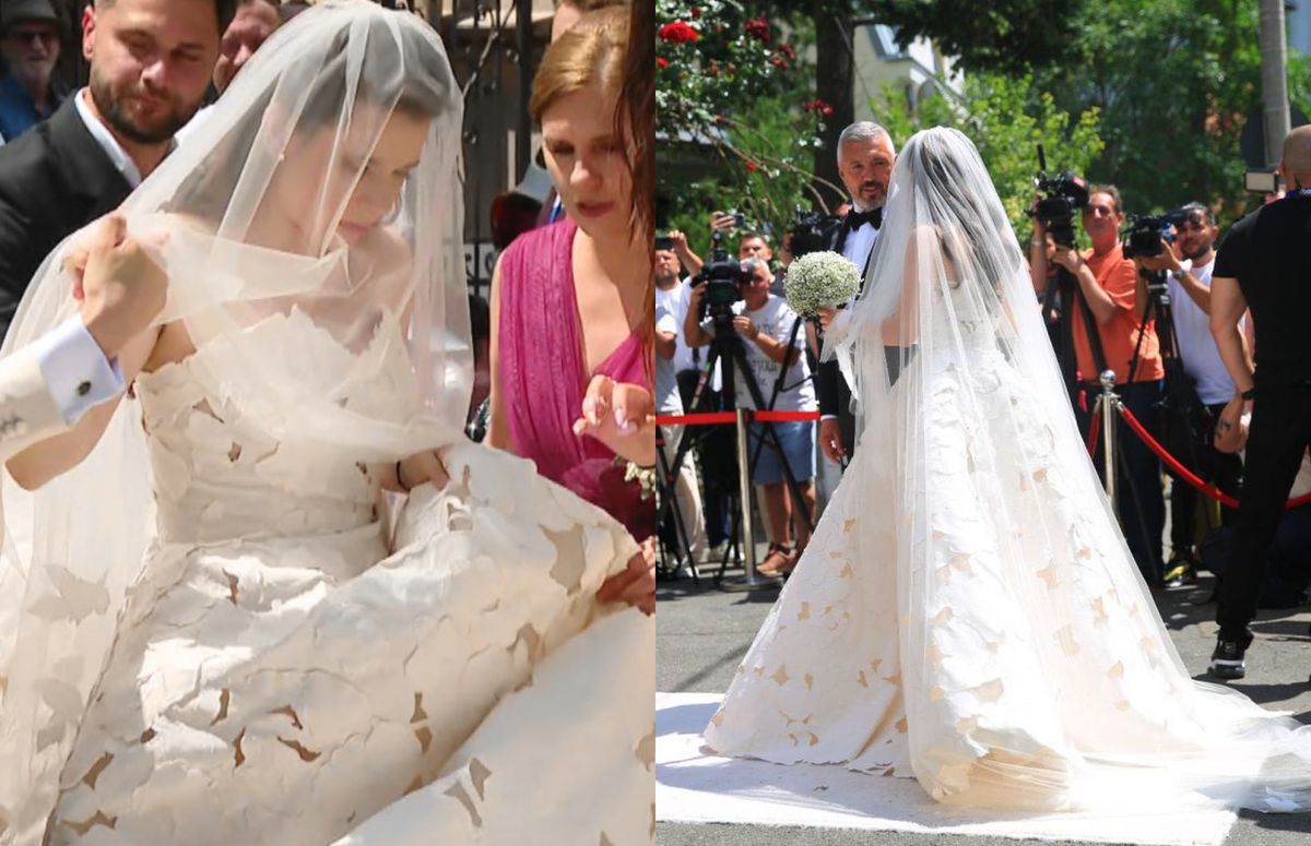 Cât costă rochia de mireasă purtată de Kira Hagi la nunta cu Thomas ...