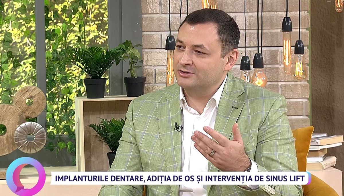 Dr. Ionuț Leahu, medic stomatolog, despre implanturile denare, adiția ...