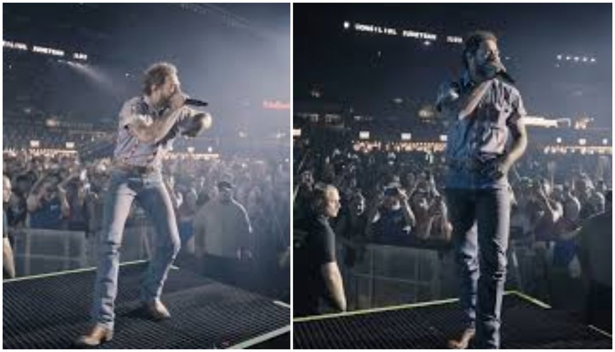 Ce a făcut Post Malone, la finalul concertului de pe scena principală ...