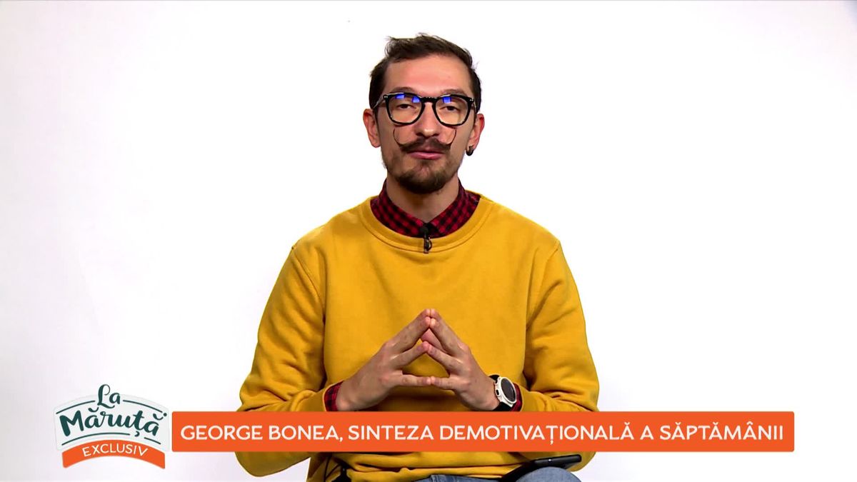 George Bonea, sinteza demotivațională a săptămânii | Scene si bonusuri ...