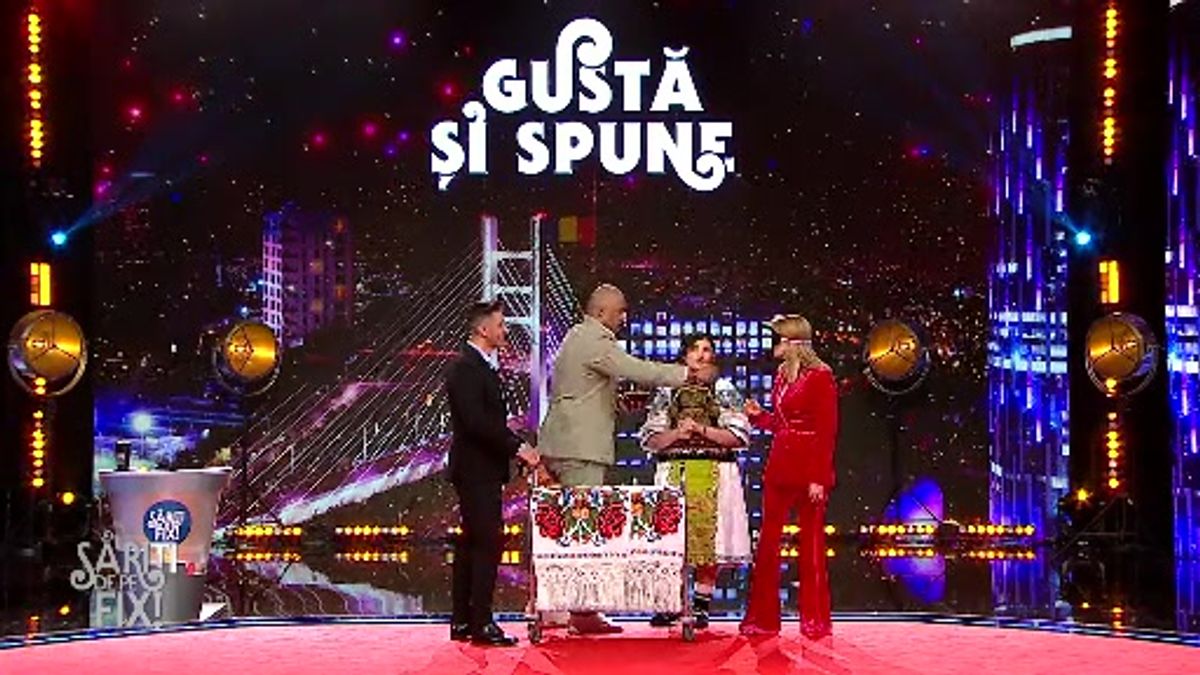 Amalia Enache, Ciprian Marica și Bogdan Drăcea trebuie să ghicească, legați la ochi, preparate ...