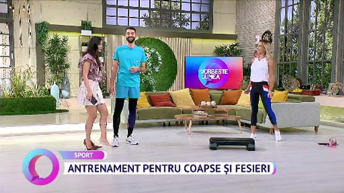 Antrenament pentru coapse și fesieri | Scene si bonusuri din Vorbește ...