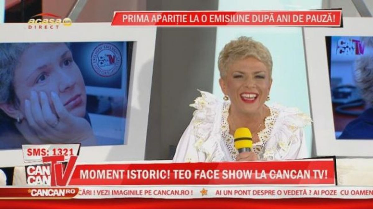 Teo Trandafir, cu ochii in lacrimi la CancanTV. Cum a reactionat dupa ...